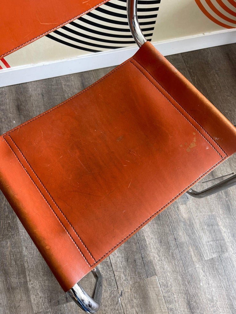 Mart Stam Model S33 Cantilever Chair for Fasem, Italy For Sale at 1stDibs
