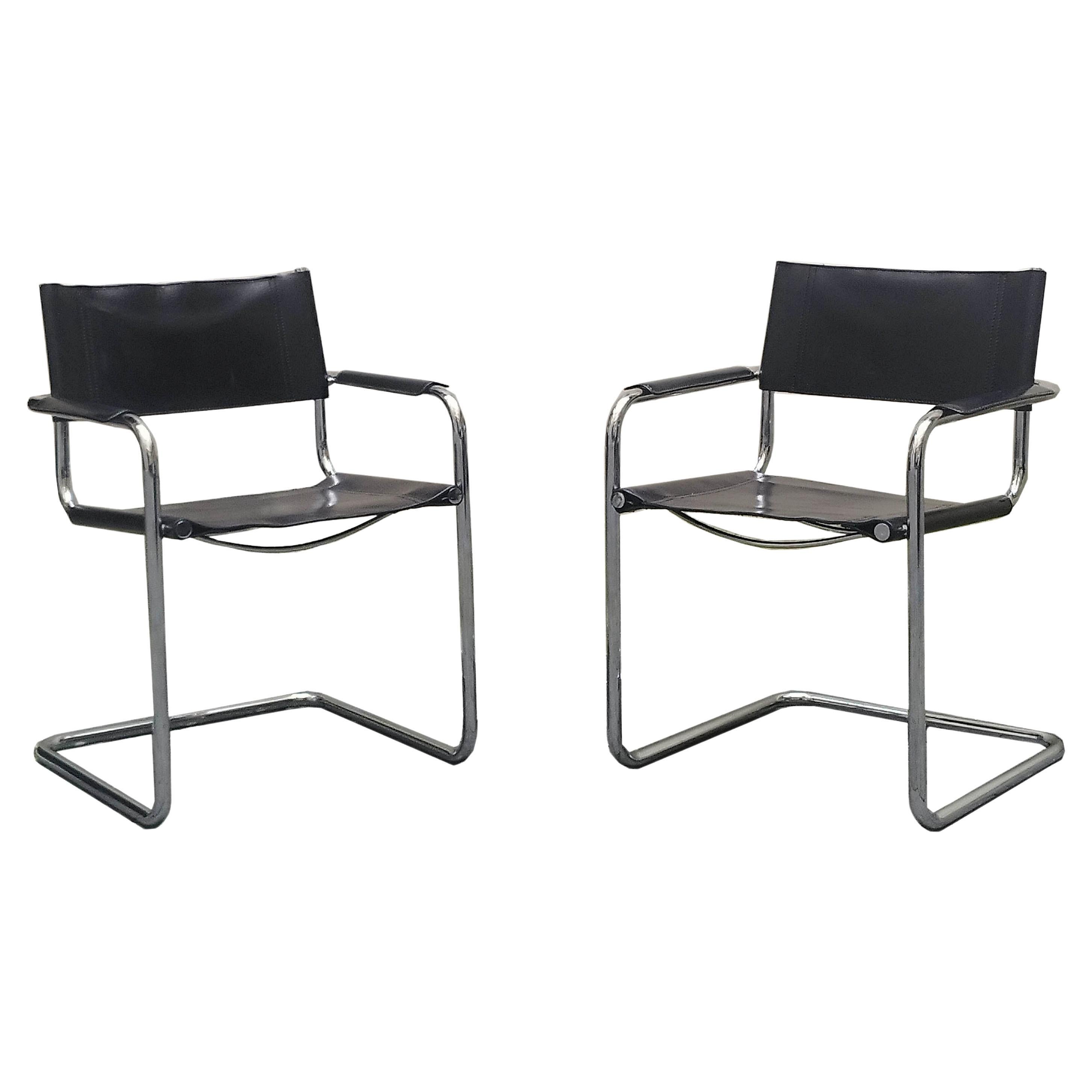 S34 Cognac Armachair by Mart Stam and Marcel Breuer, 1970s For Sale at ...