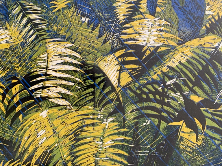 Marta Garbaczewska - Forest 8 - Contemporary Linocut, Flora, Nature ...