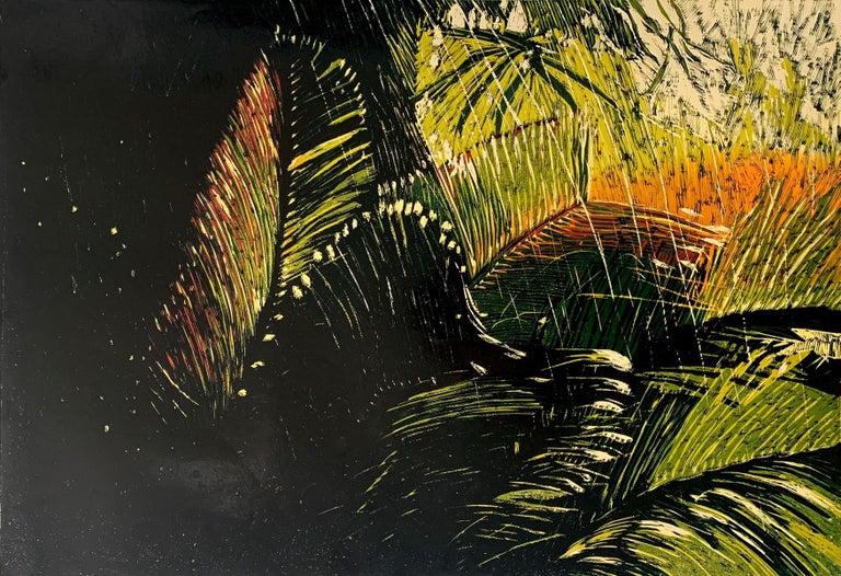 Marta Garbaczewska - Forest - Contemporary Linocut, Flora, Nature ...