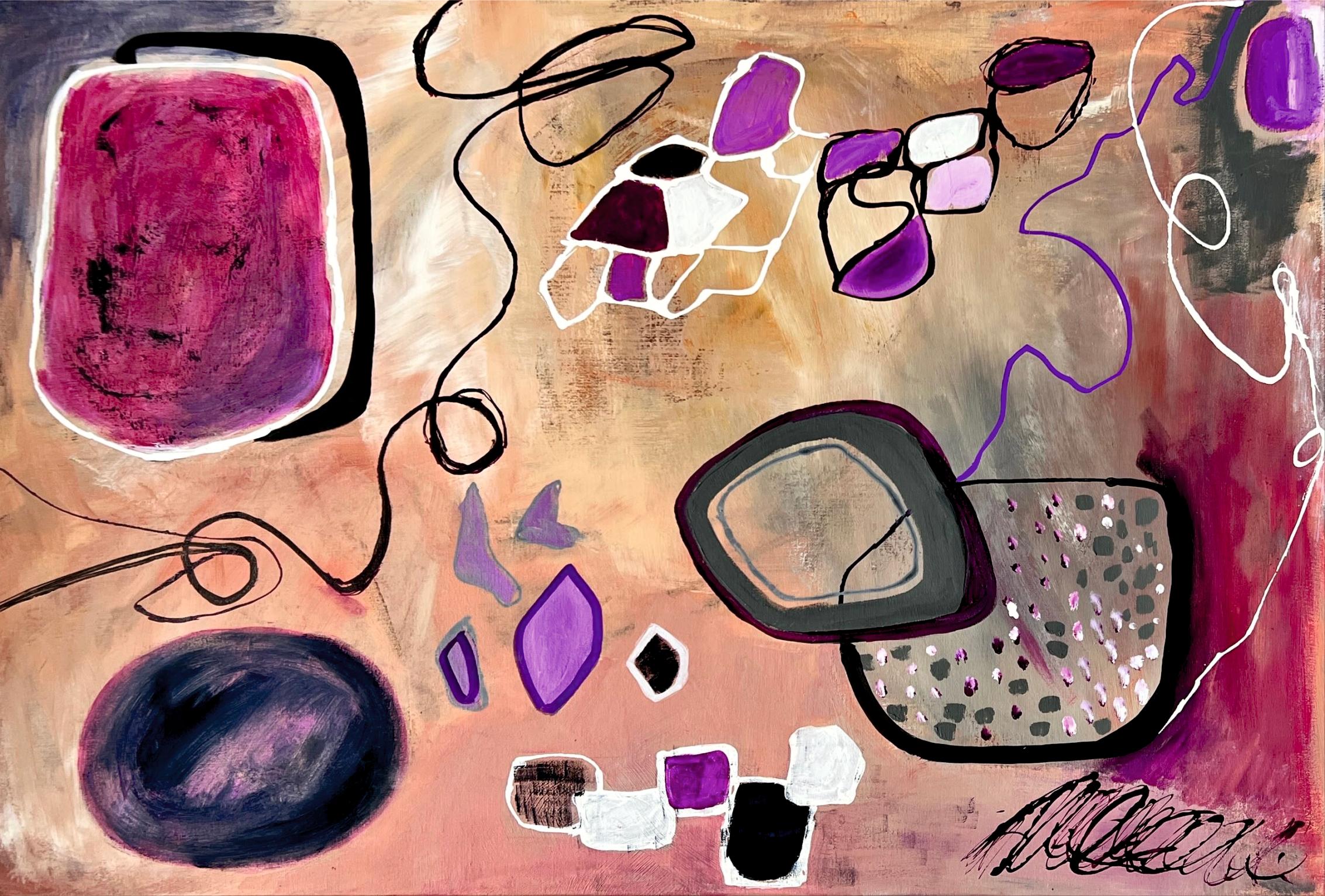 Marta Grejc - Without title / Abstract painting / Acrylic on Canvas ...