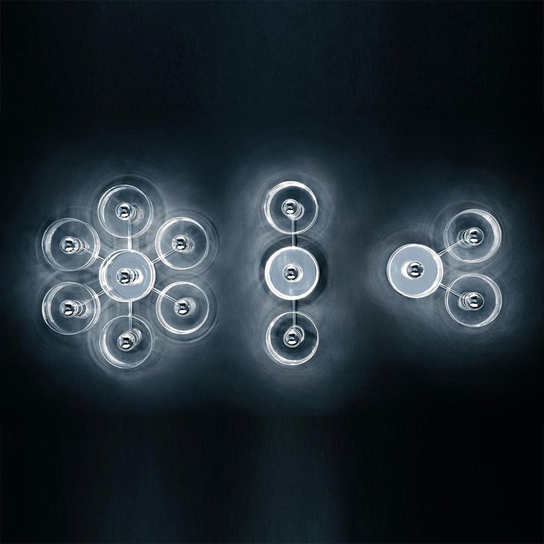 Marta Laudani and Marco Romanelli Set of Three Wall Lamp 'Fiore' by ...
