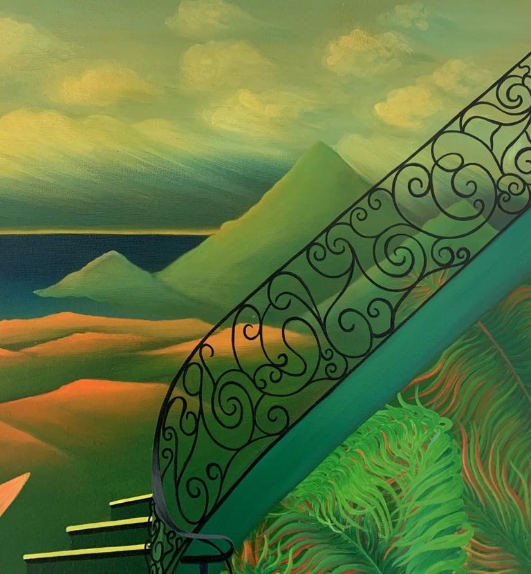 Marta Rynkiewicz - Bizzare landscape - Acrylic painting, Pop art ...