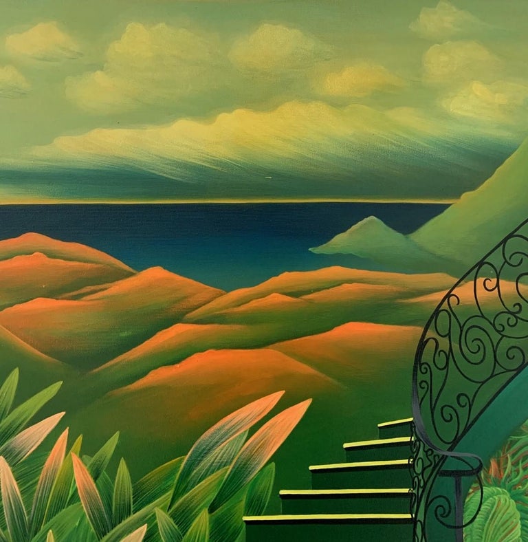 Marta Rynkiewicz - Bizzare landscape - Acrylic painting, Pop art ...