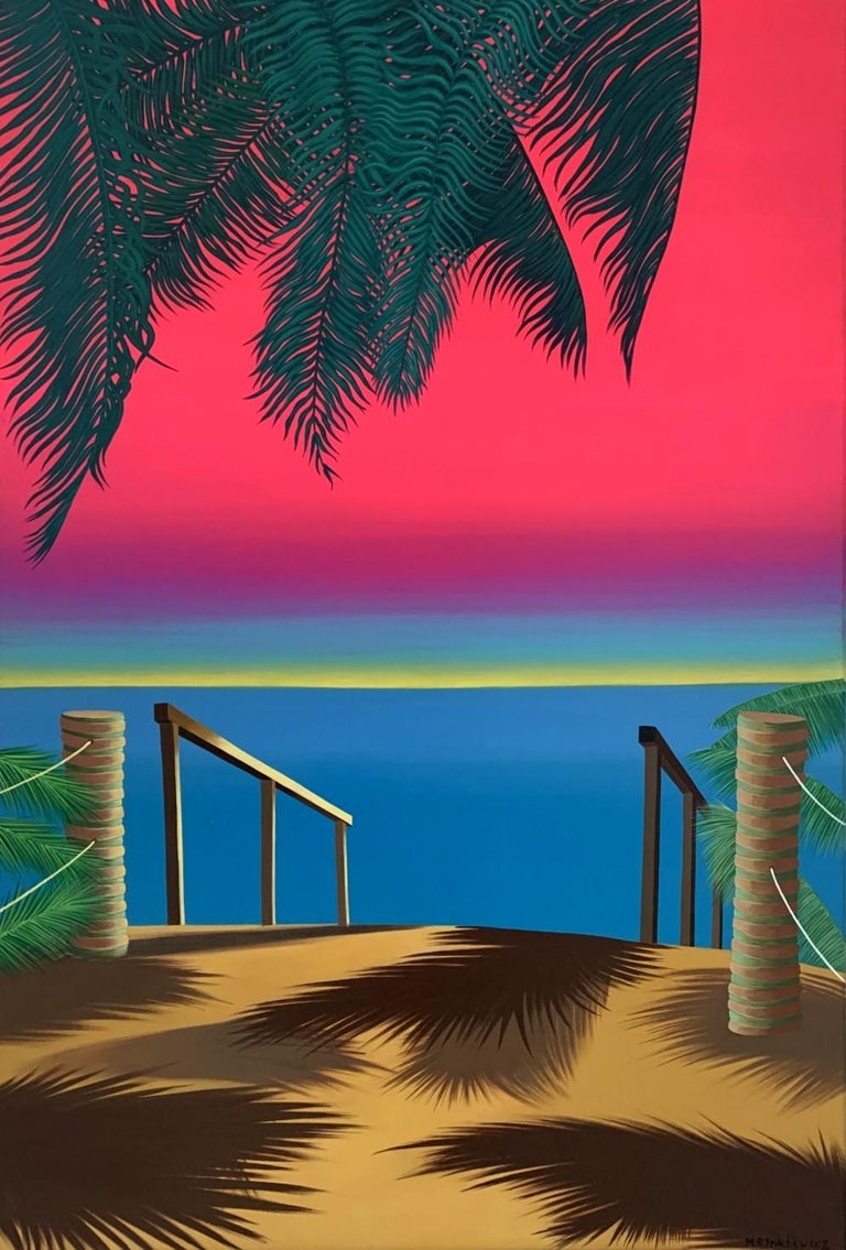 Marta Rynkiewicz - Chasing shadows - Acrylic painting, Pop art ...