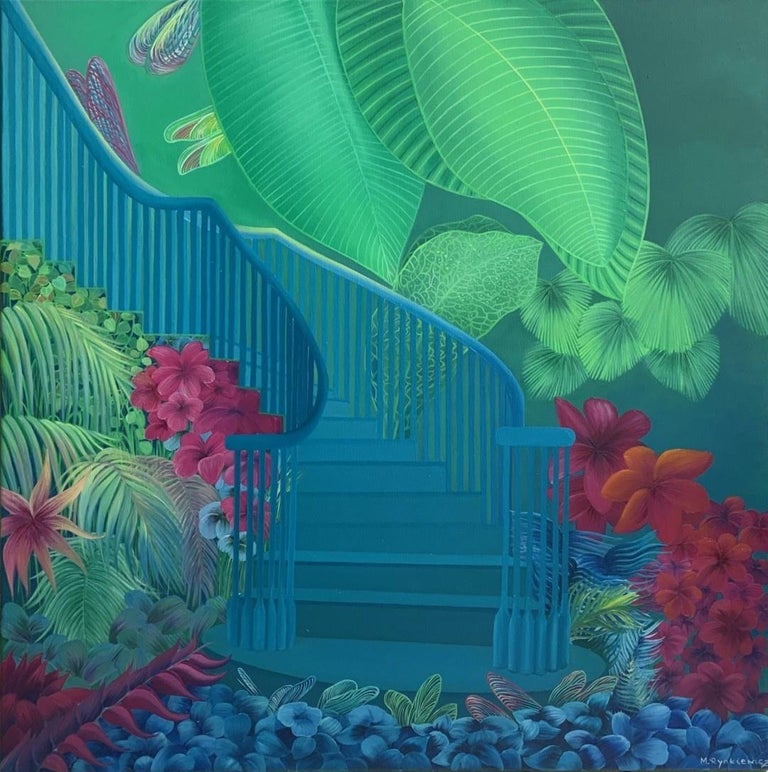 Marta Rynkiewicz - Don't look for me - Oil painting Pop art Vibrant ...