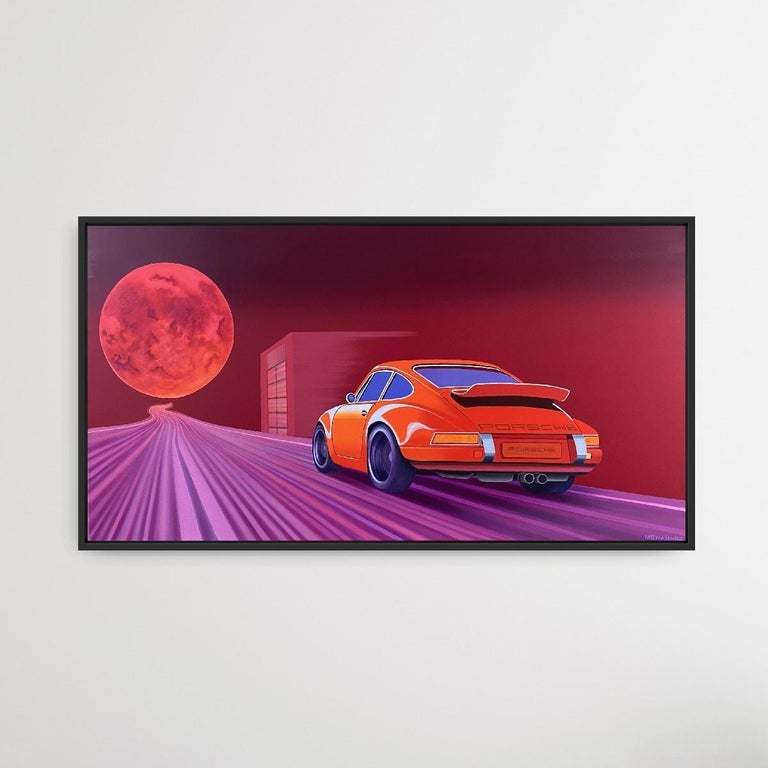 Marta Rynkiewicz - Sounds of the night - Acrylic painting, Pop art ...