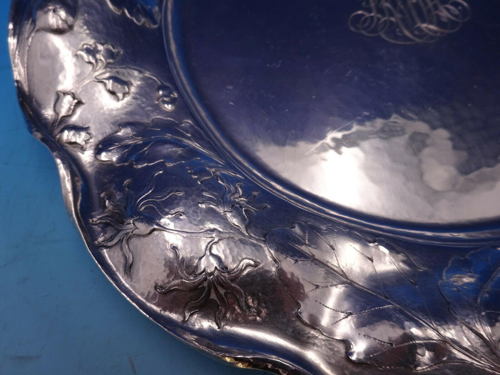 Martele by Gorham Sterling Silver Set of 12 Charger Plates Witch Hazel ...