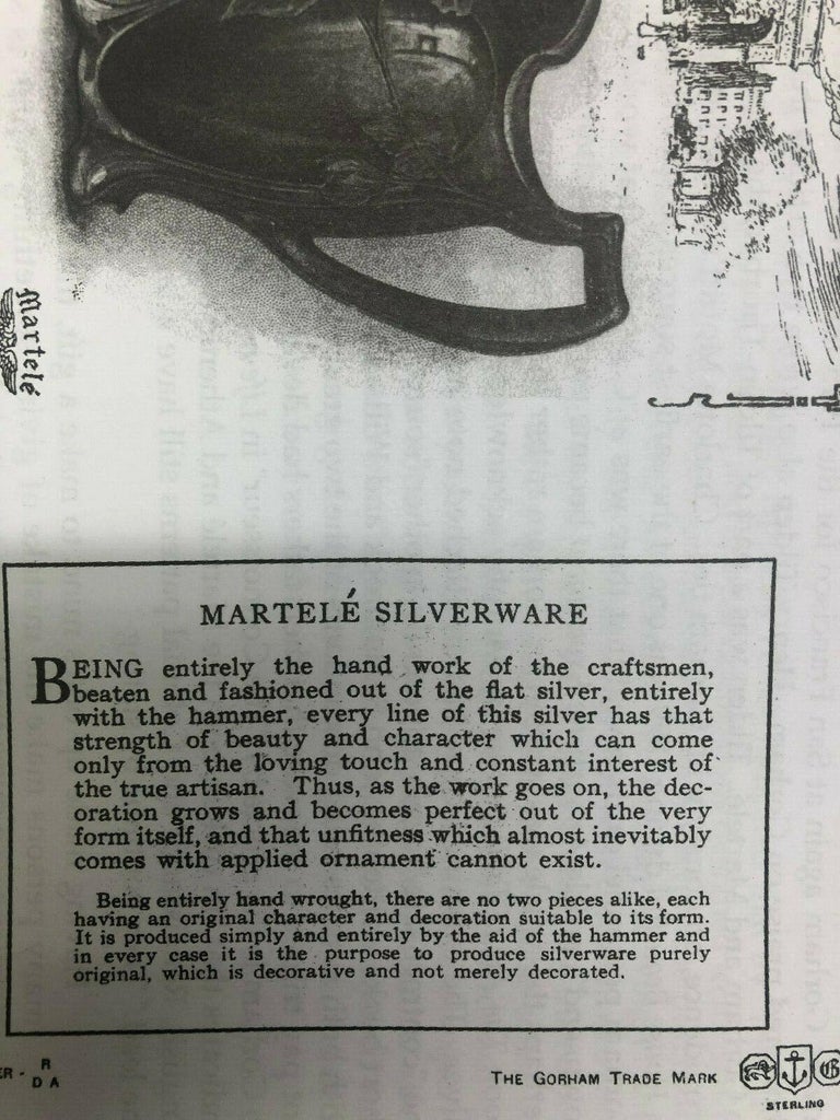 Martele by Gorham Sterling Silver Set of 13 Charger Plates with Daisy ...