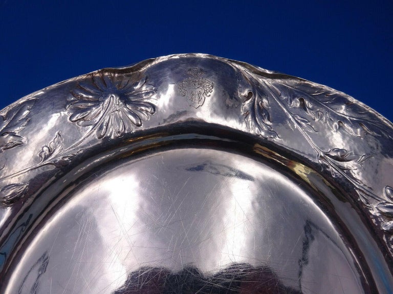 Martele by Gorham Sterling Silver Set of 13 Charger Plates with Daisy ...