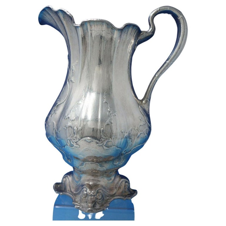Martele by Gorham Sterling Silver Water Pitcher Sealife Motif Massive ...