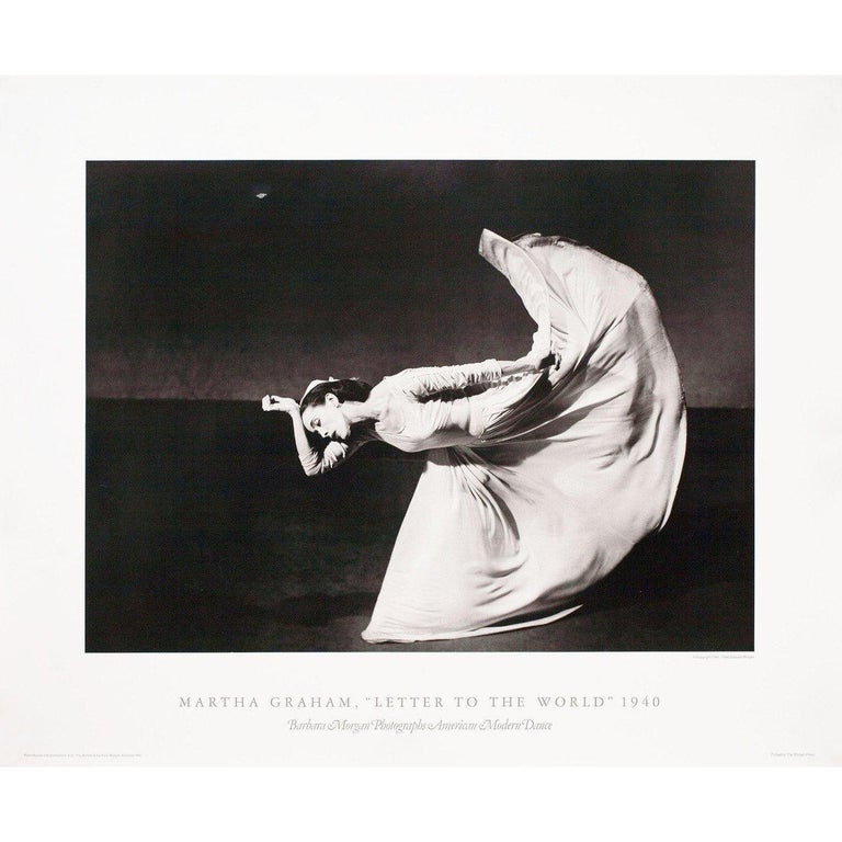 “Martha Graham, Letter to the World” 1994 U.S. Exhibition Poster at 1stDibs
