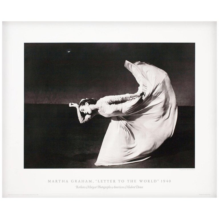 Martha Graham, Letter to the World 1994 U.S. Exhibition Poster at 1stDibs