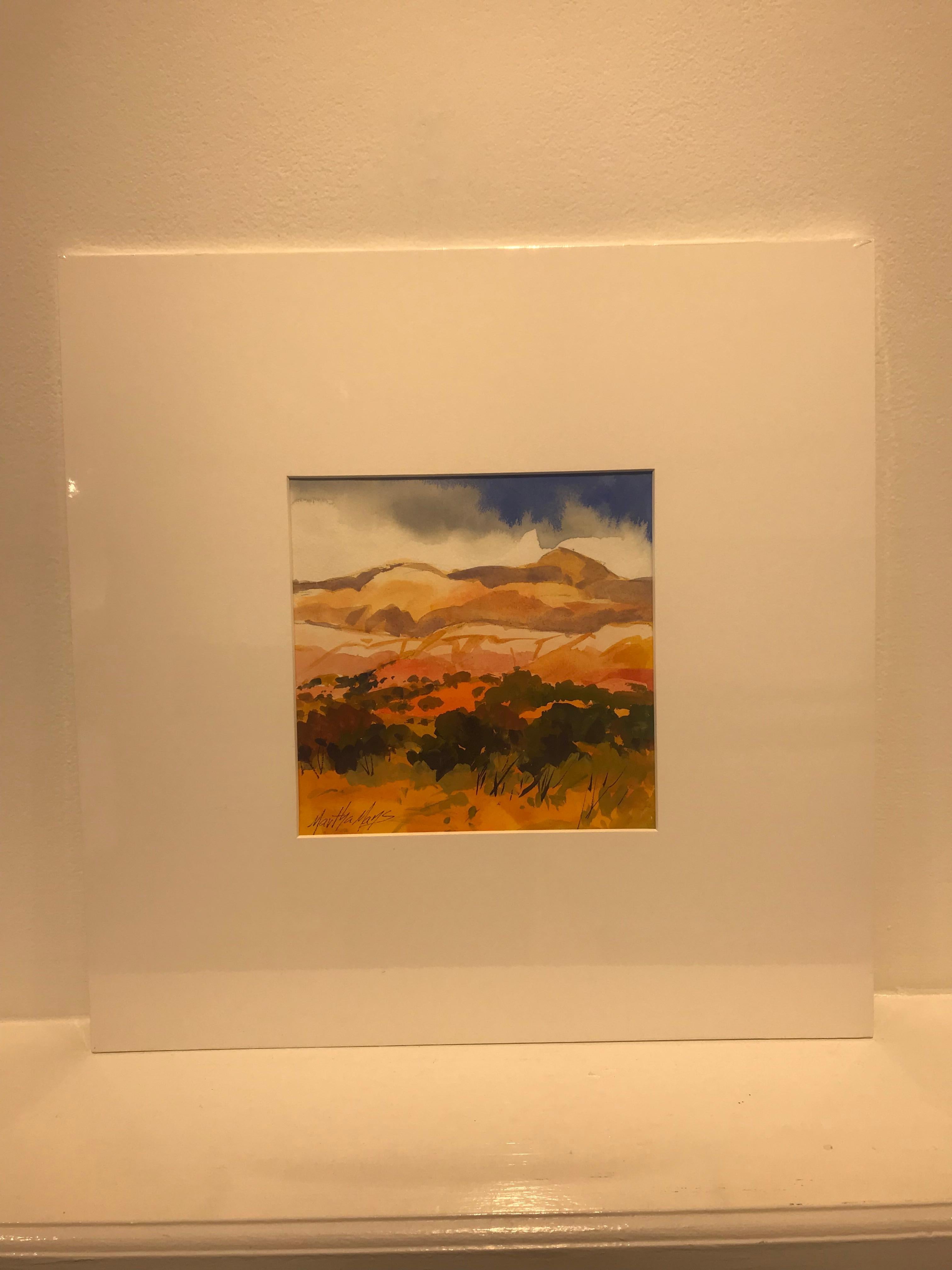 Martha Mans - Ghost Ranch 39 at 1stDibs | ghost watercolor painting ...