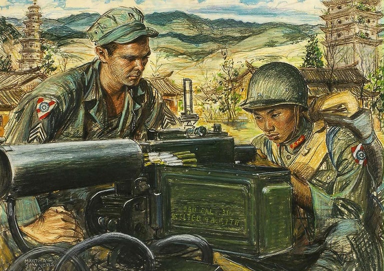 Martha Sawyers - Art Journalism - War Lessons, Illustration for Collier ...