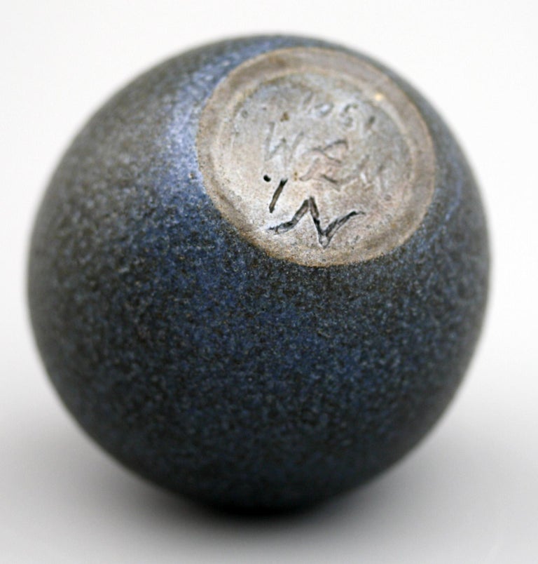 Martin Brothers Art Pottery Black Textured Glaze Vase by Walter Martin ...