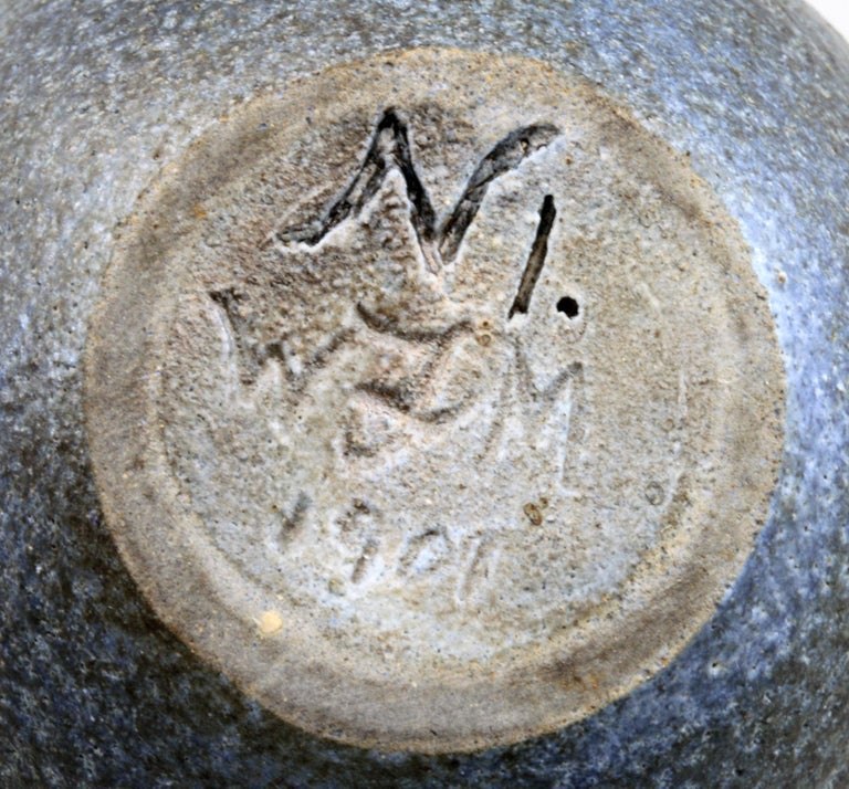 Martin Brothers Art Pottery Black Textured Glaze Vase by Walter Martin ...