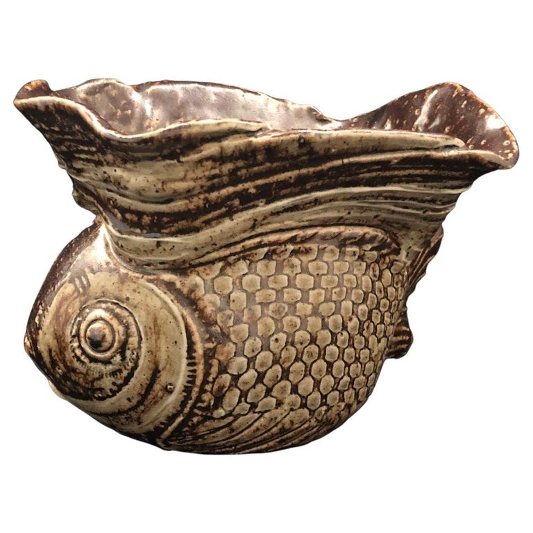 Martin Brothers Fish Bowl For Sale at 1stDibs