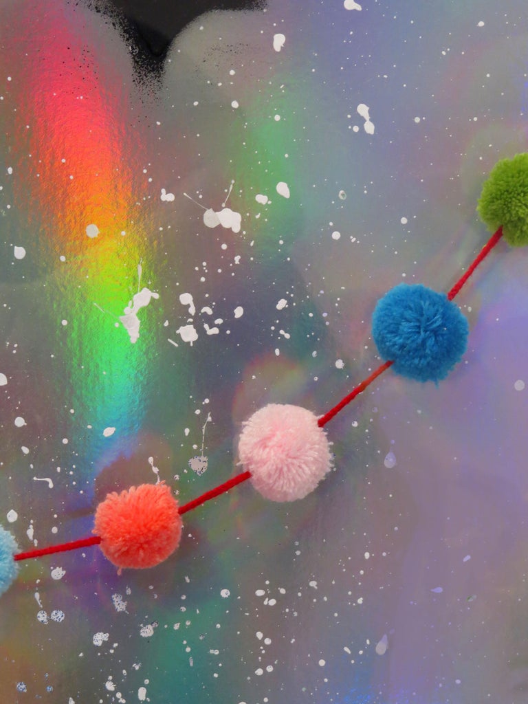 Martin Durazo - Silver, abstract, colorful For Sale at 1stDibs