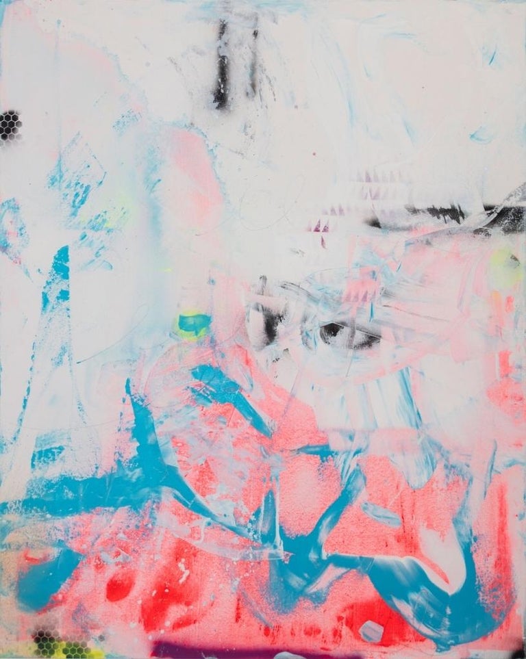 Martin Durazo - Cursive, abstract, red, blue, simplicity, white For ...