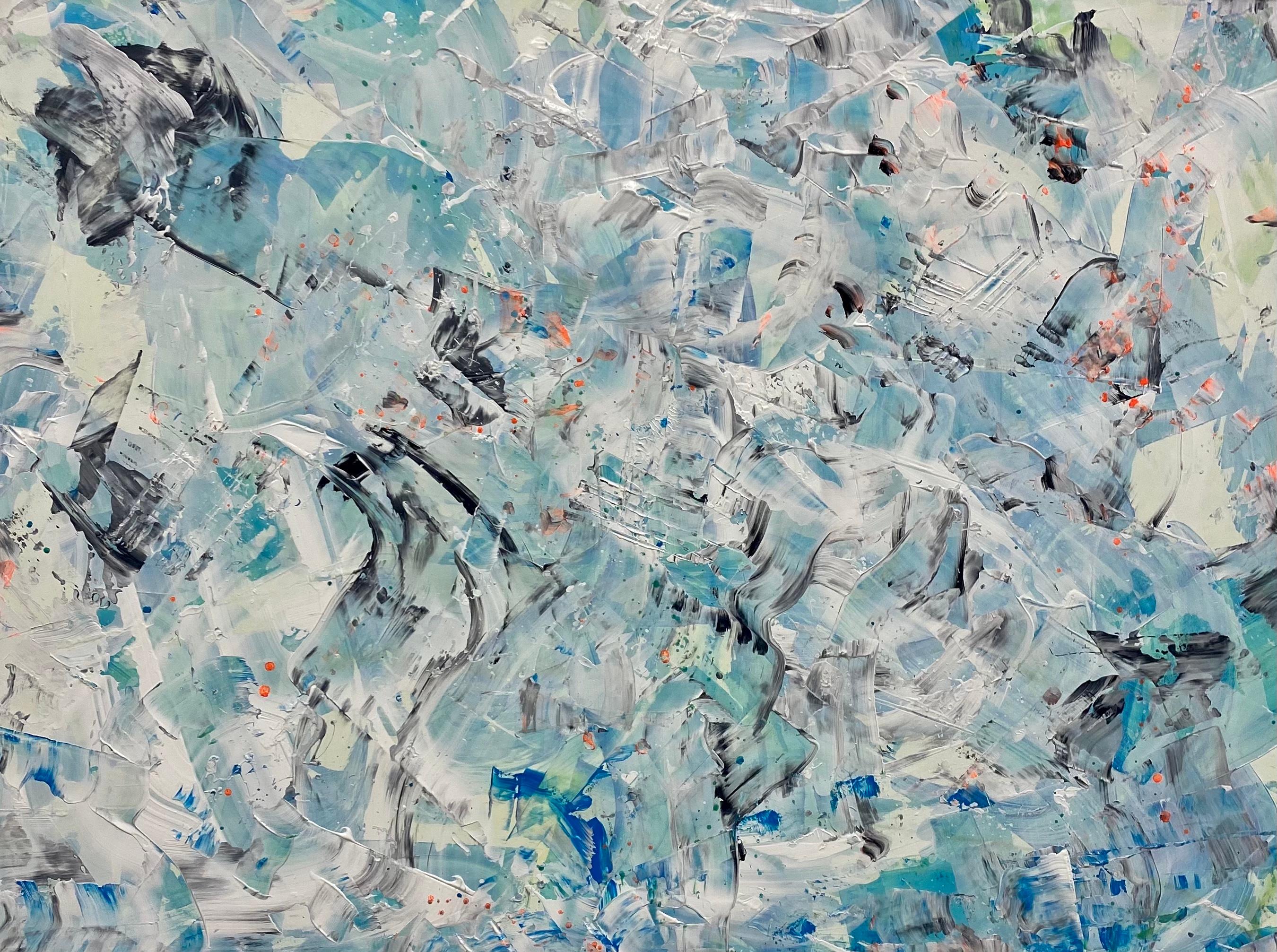 Martin Durazo - Deliciously Invisible, medium, abstract, water, blue, dreamy, clouds, soft For ...