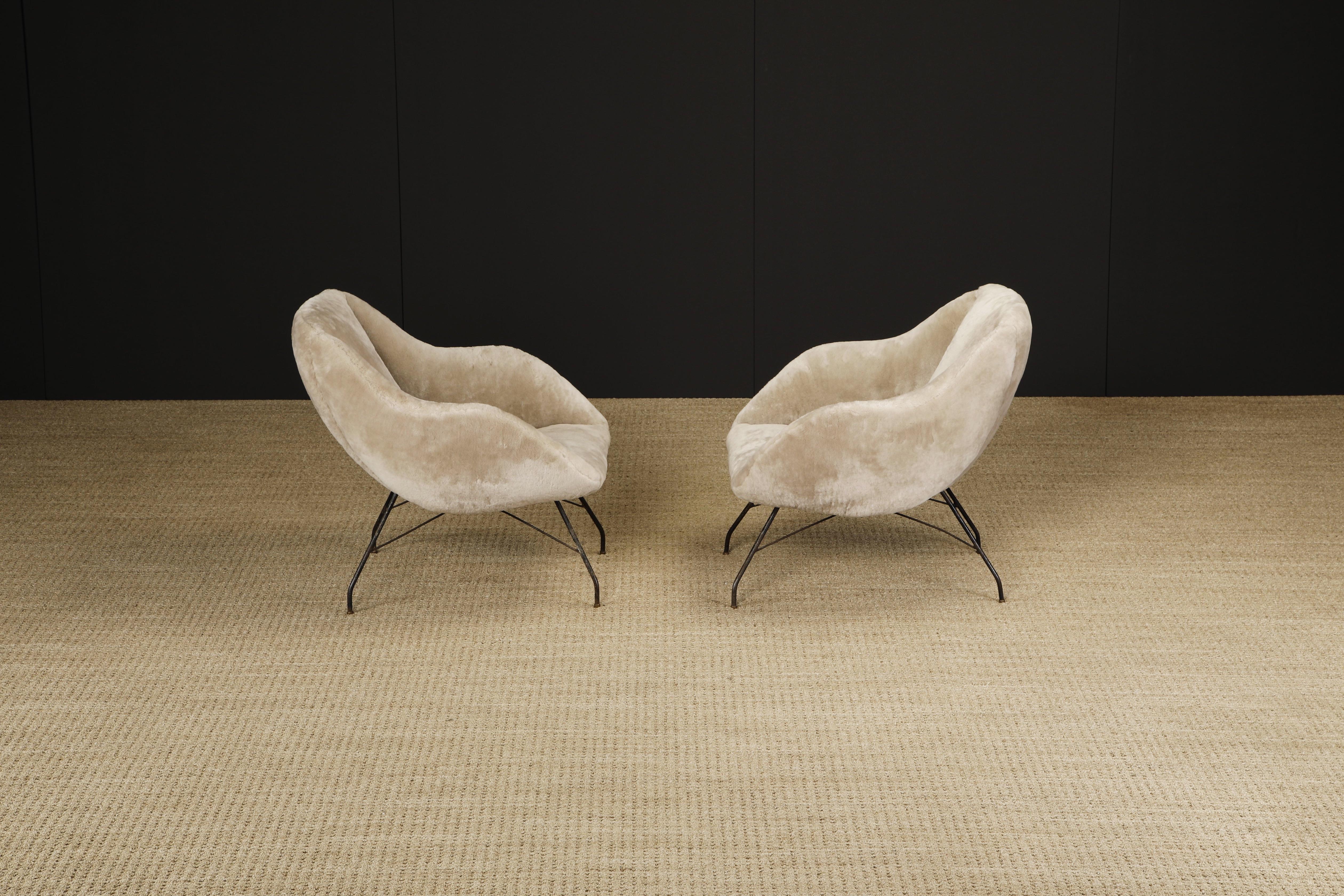 Martin Eisler and Carlo Hauner 'Concha' Lounge Chairs for Forma, Brazil ...