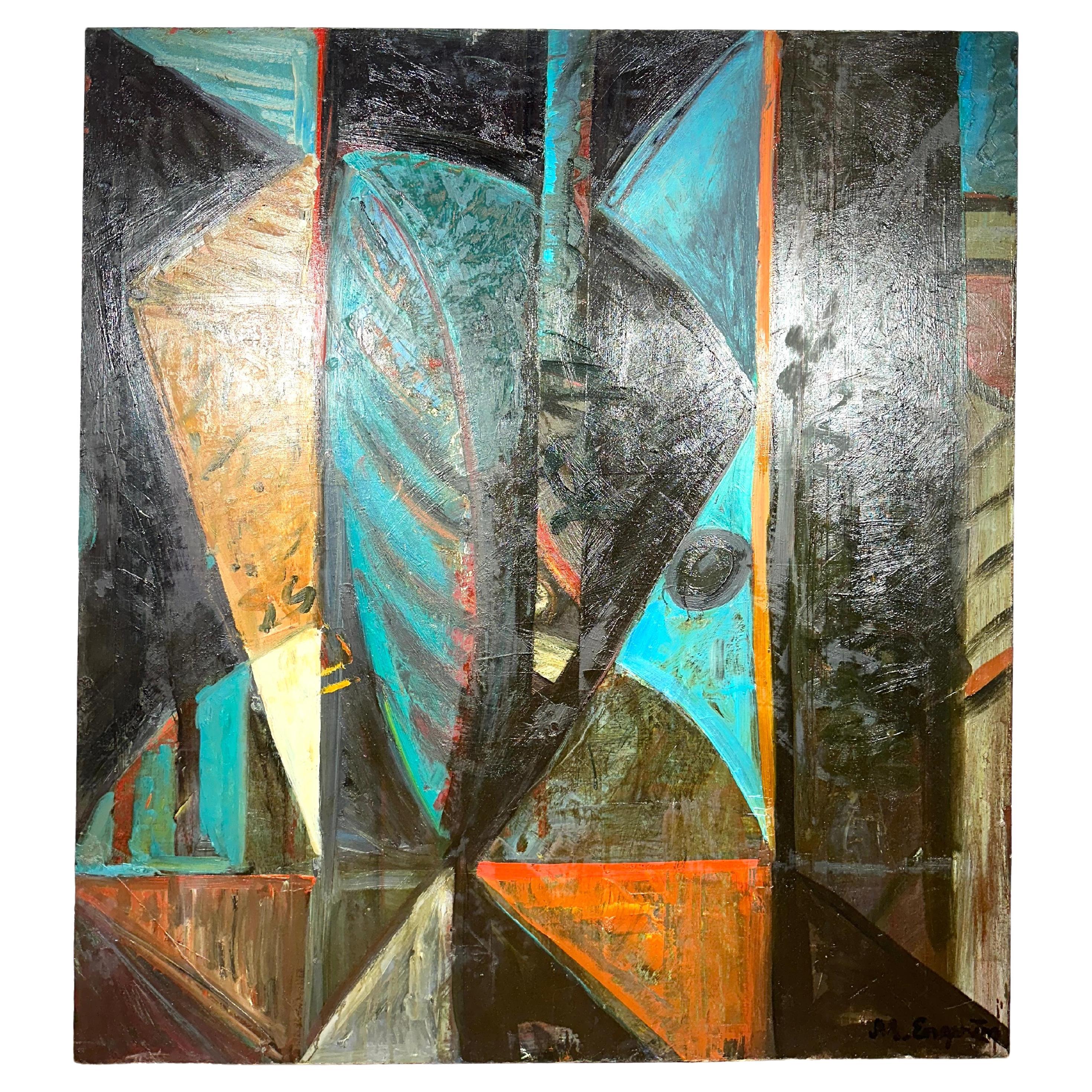 Martin Engström, painting oil on panel, signed and dated -91 For Sale ...