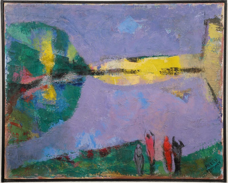 Martin Friedman - Framed American Modernist Abstract Expressionist ...