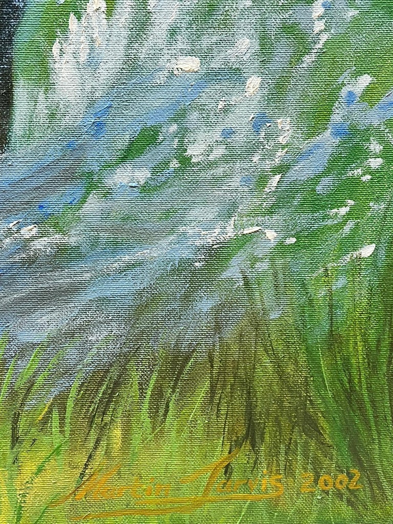 Martin Jarvis - Contemporary British Oil Painting Roaring Tiger in ...