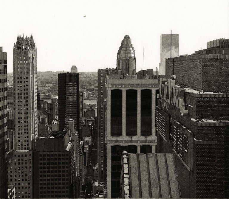 Martin Levine - Madison and 50th (GE building on left, Waldorf Astoria ...