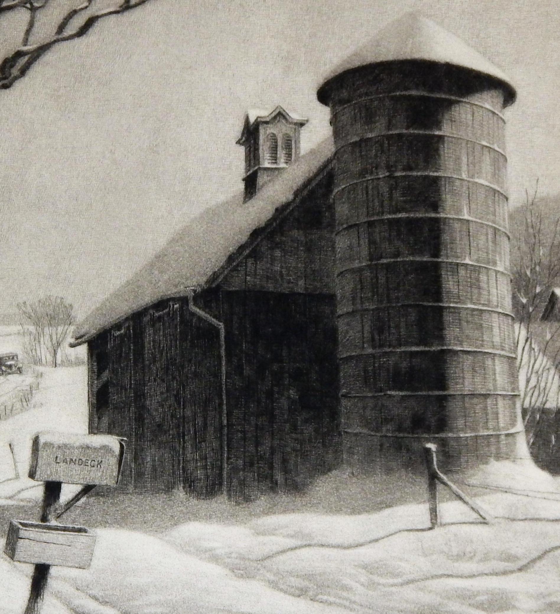 Martin Lewis 20th Century Master Printmaker, Etching, 1933, R.F.D. For ...