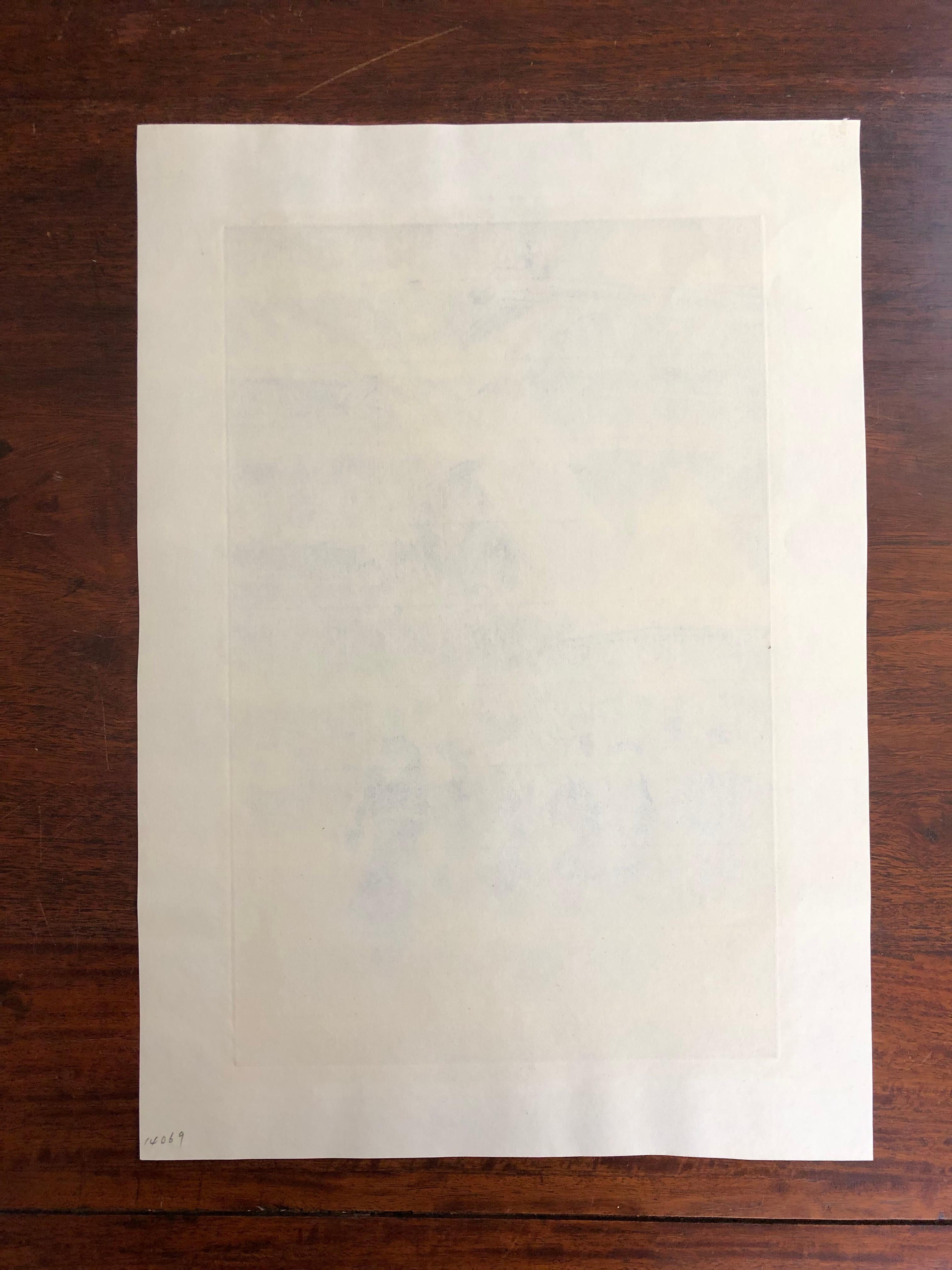 Martin Lewis, Snow on the El, 1931, Dry Point For Sale at 1stDibs