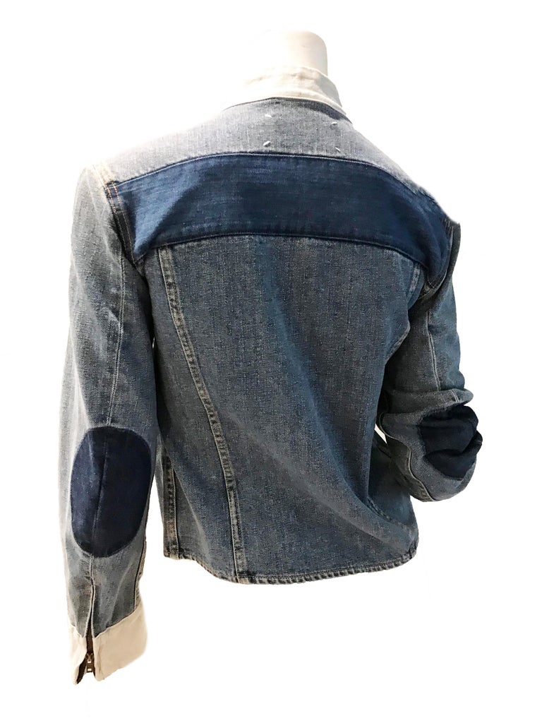 Martin Margiela Artisanal distressed denim jacket at 1stDibs