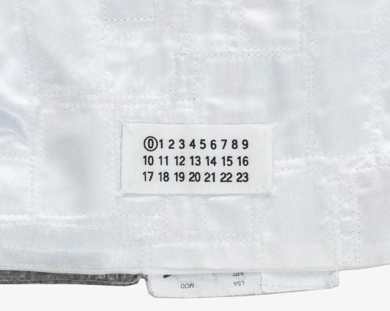 Martin Margiela shirtfront made up of reclaimed vintage labels, ss 2001 ...