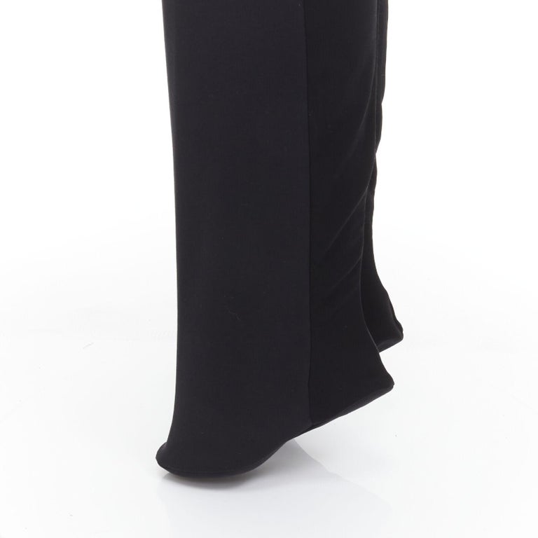 MARTIN MARGIELA Vintage Runway black minimal straight leg stocking ...