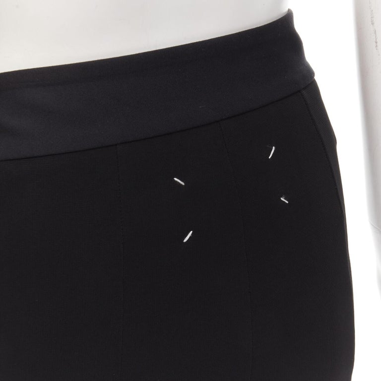 MARTIN MARGIELA Vintage Runway black minimal straight leg stocking ...