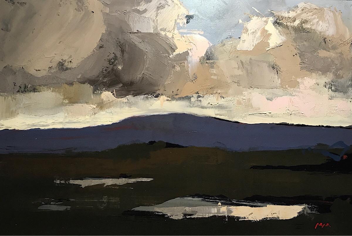 Martin Mooney - Irish Landscape, Connemara, Martin Mooney, Oil Painting ...