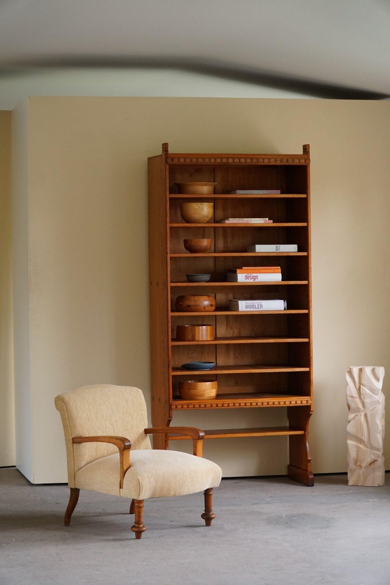 Martin Nyrop Bookcase by Rud. Rasmussen in Oregon Pine, Danish Modern ...