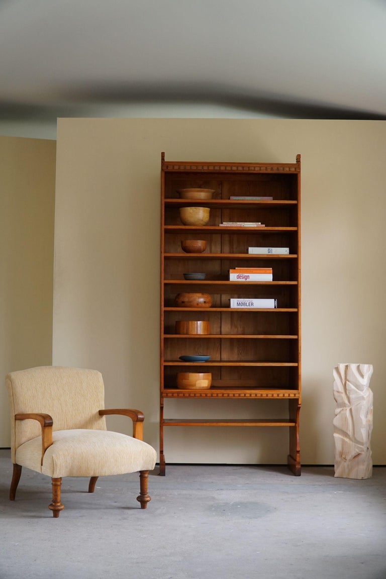 Martin Nyrop Bookcase by Rud. Rasmussen in Oregon Pine, Danish Modern ...