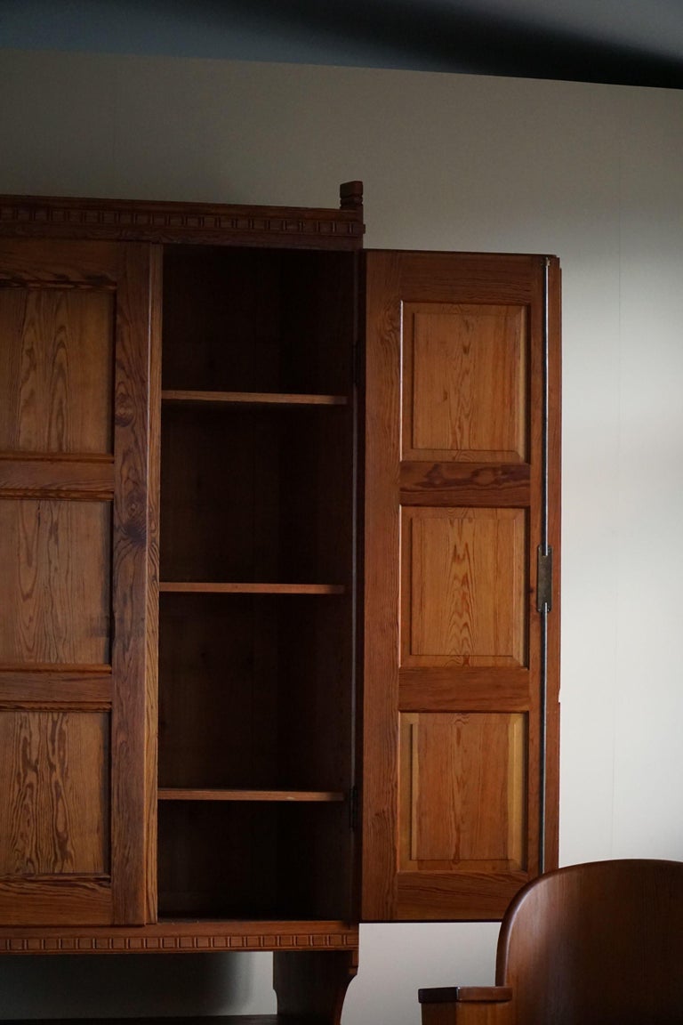 Martin Nyrop Cabinet, Rud. Rasmussen, Model "6433" in Solid Pine ...