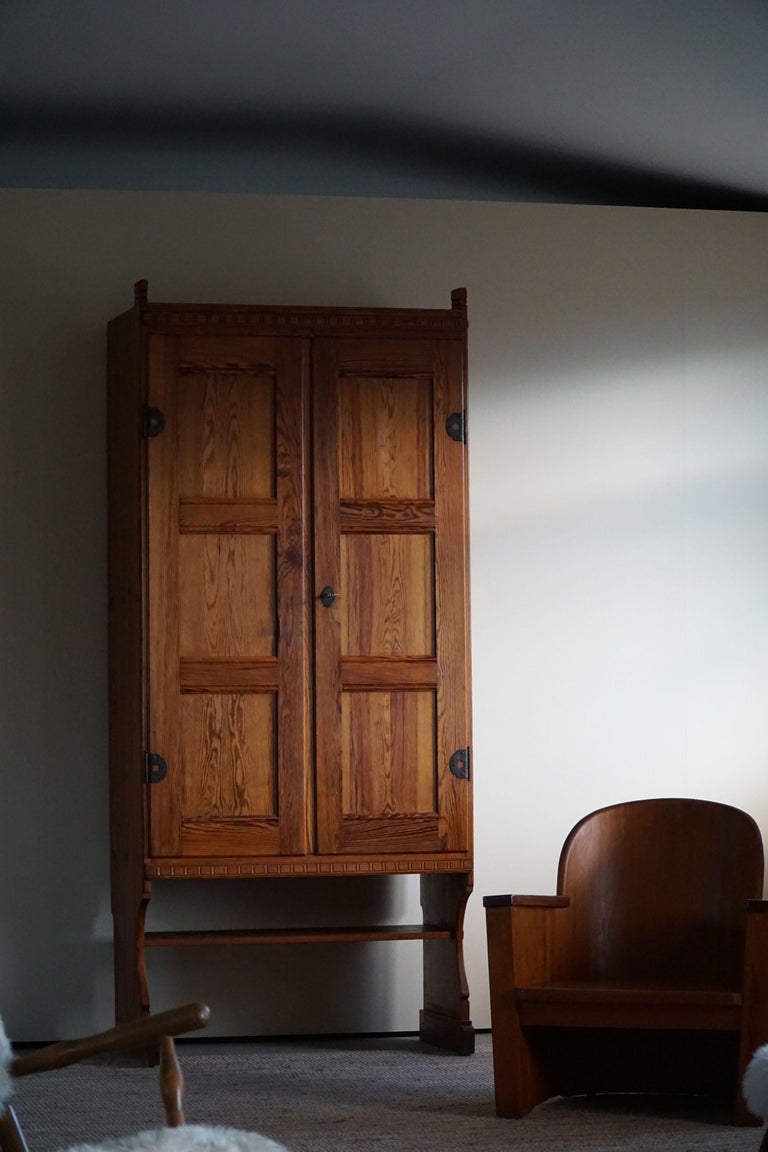 Martin Nyrop Cabinet, Rud. Rasmussen, Model "6433" in Solid Pine ...