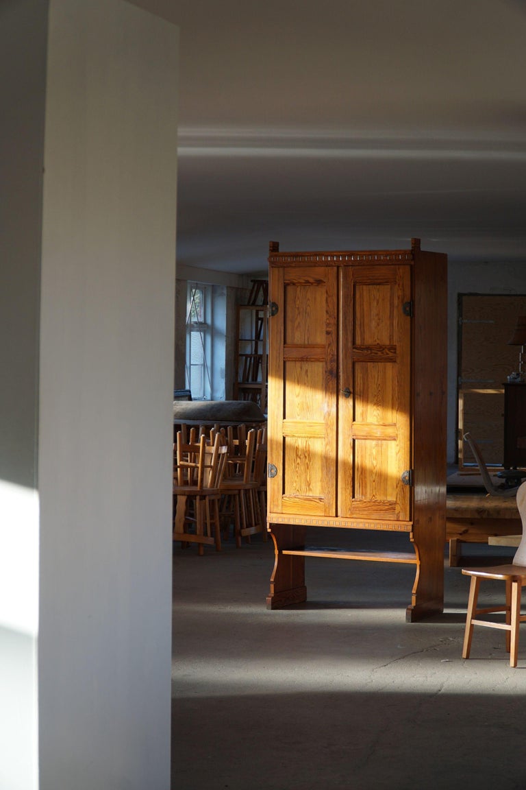 Martin Nyrop Cabinet, Rud. Rasmussen, Model "6433" in Solid Pine ...