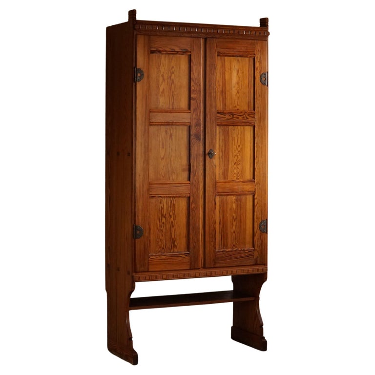 Martin Nyrop Cabinet, Rud. Rasmussen, Model "6433" in Solid Pine ...