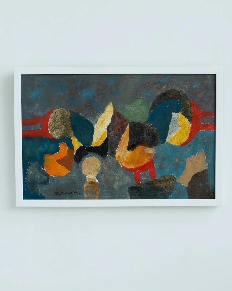 Martin Rosenthal - Abstract Oil Painting by Martin Rosenthal 1964 ...