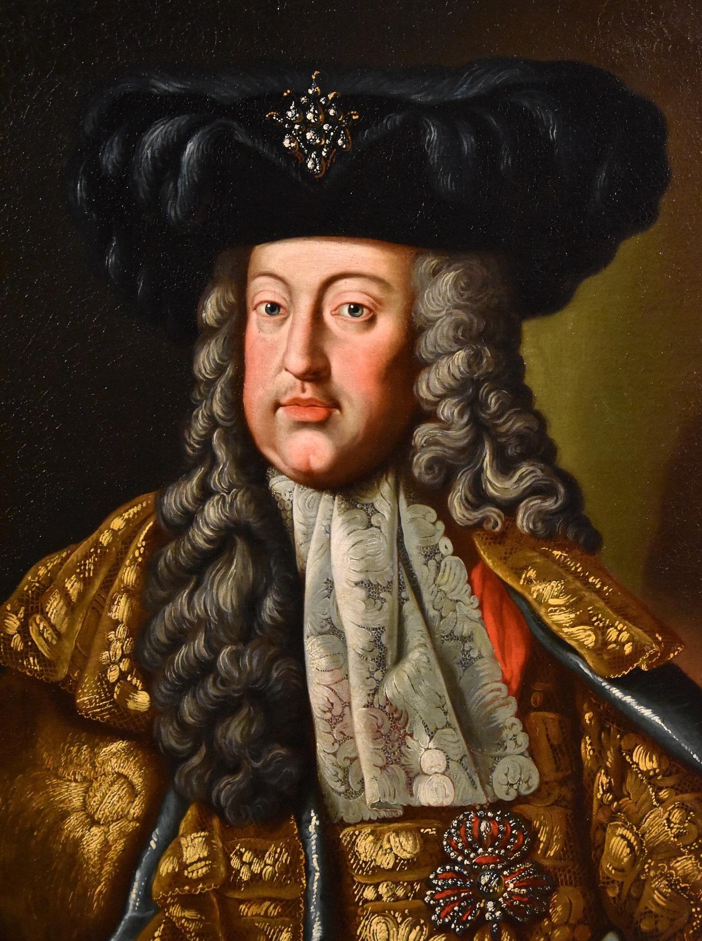 Portrait Emperor Van Meytens Paint Oil on canvas Old master 18th ...