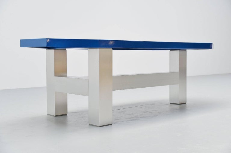 Martin Visser Modernist Table TE20 Spectrum, 1987 For Sale at 1stDibs