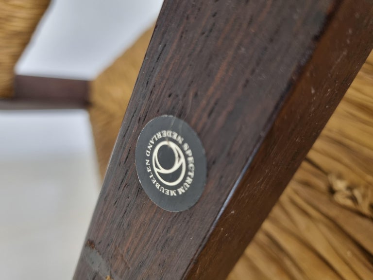 Martin Visser SE82 Wicker Dining Chairs, 1970s at 1stDibs