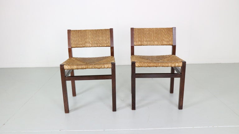 Martin Visser Set of 2 "SE82" Wicker Dining Chairs for T'spectrum, 1970 ...