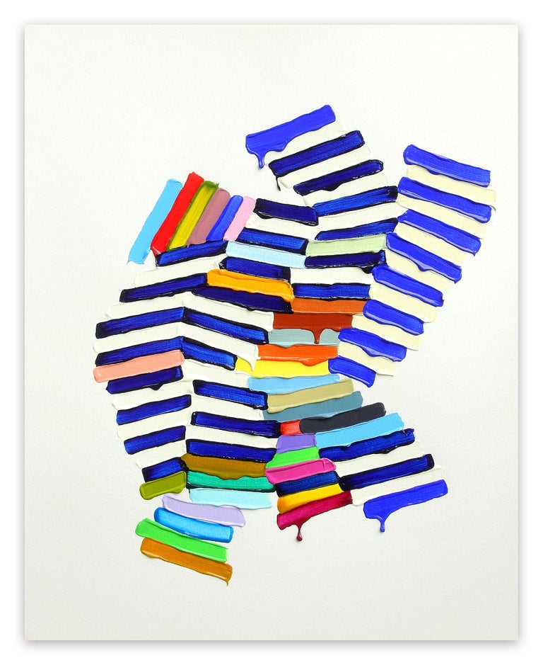 Martina Nehrling - Pushy (Abstract Painting) at 1stDibs