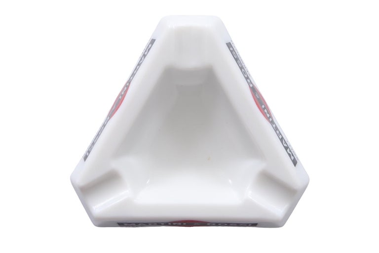 Martini and Rossi French Opalex Ashtrays, a Pair For Sale at 1stDibs